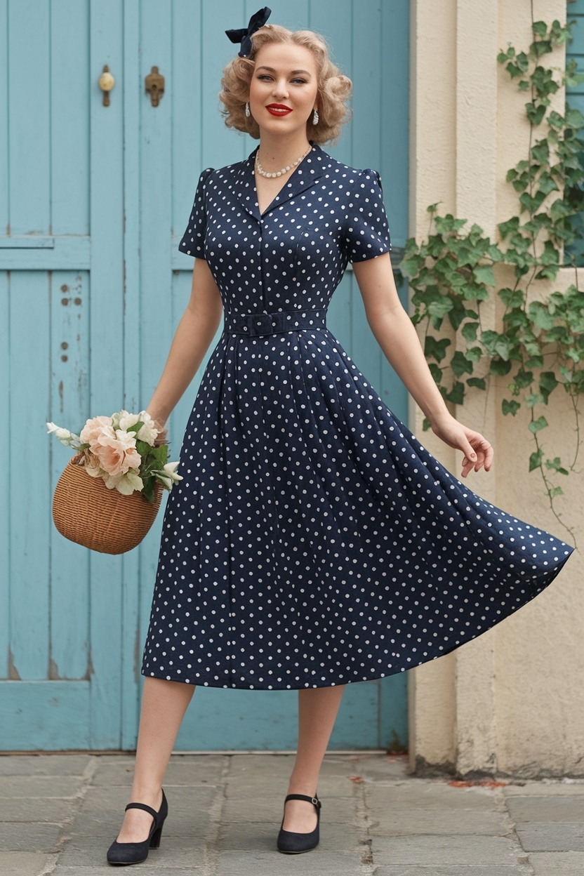 10 Fresh Polka Dot Dress Styles Inspired by 13 Going on 30 and the 90s - Where Style Blossoms